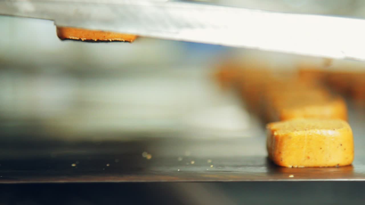 Bakery Production Process. Manufacturing Process At Food Factory Free ...