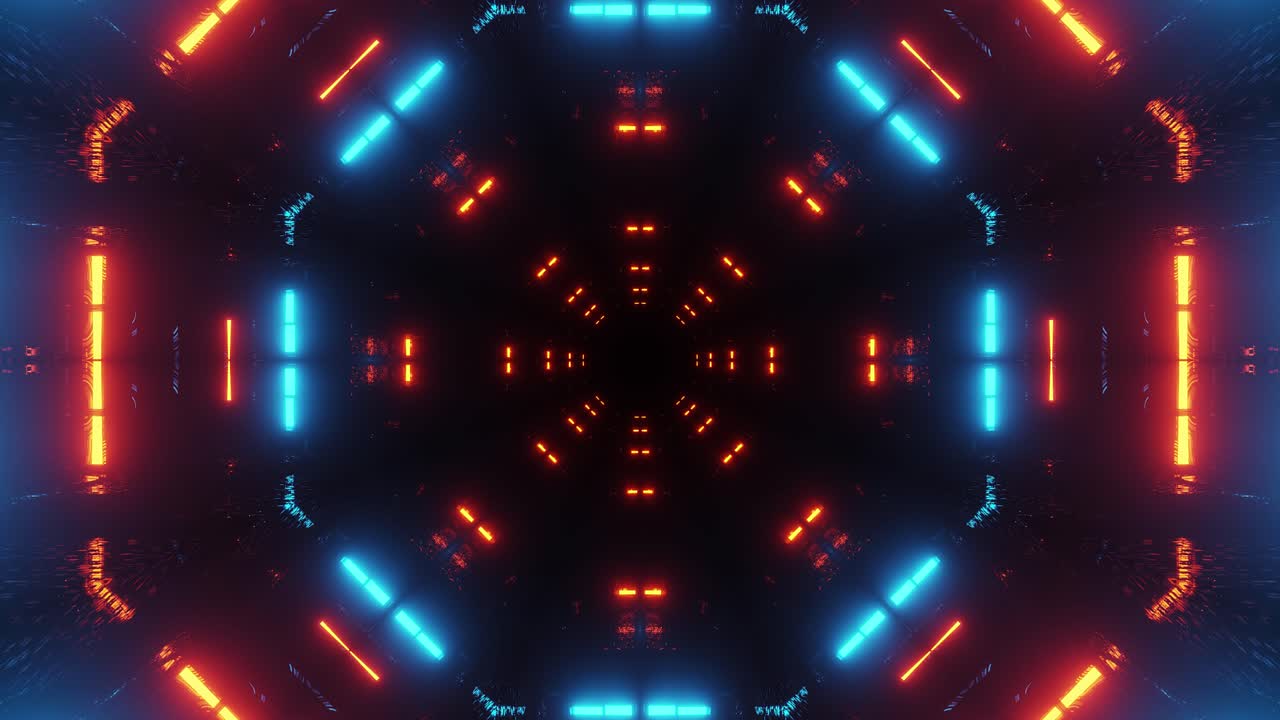 Three dimensional multicolored hexagonal shape bright led popping out ...