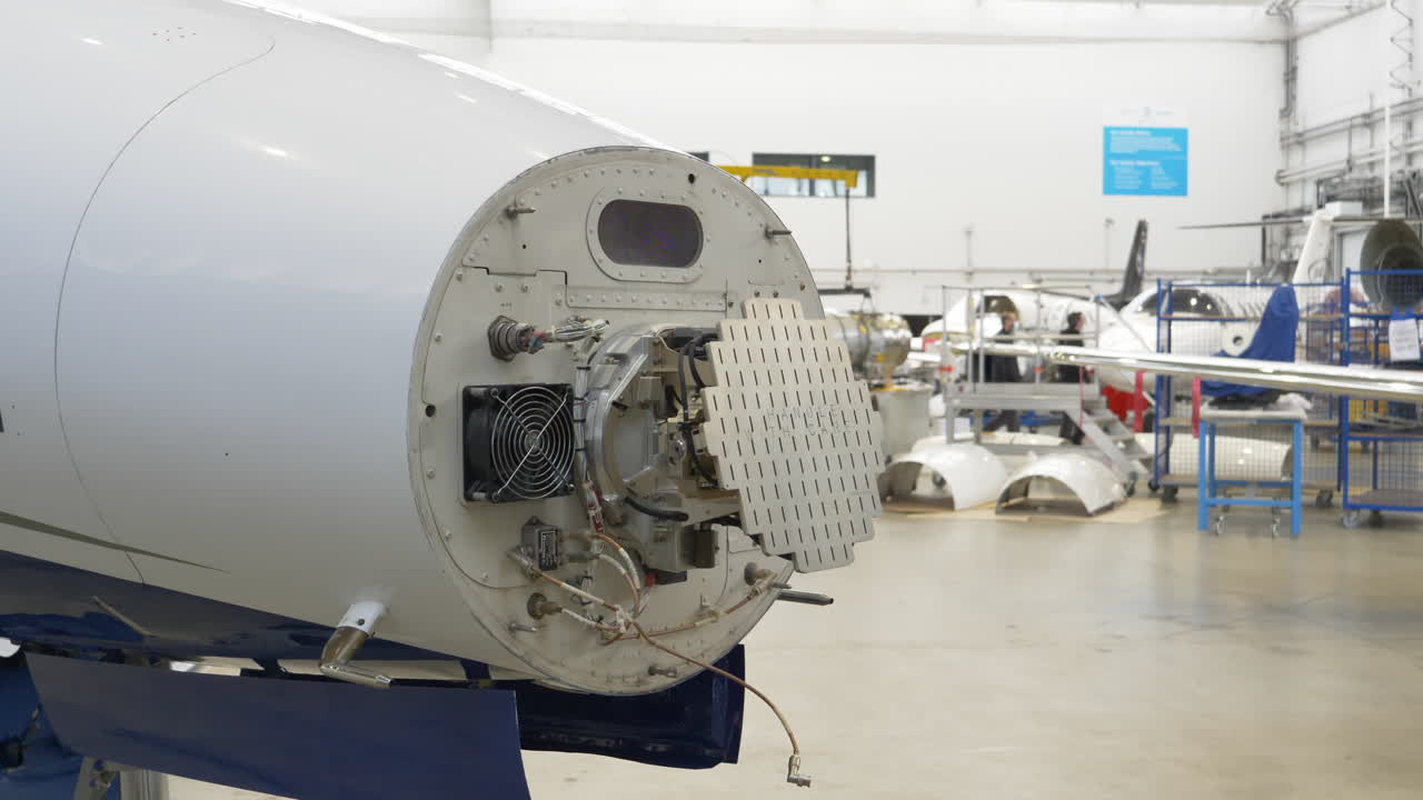 Premium stock video - Aeroplane's weather surveillance radar - wsr ...