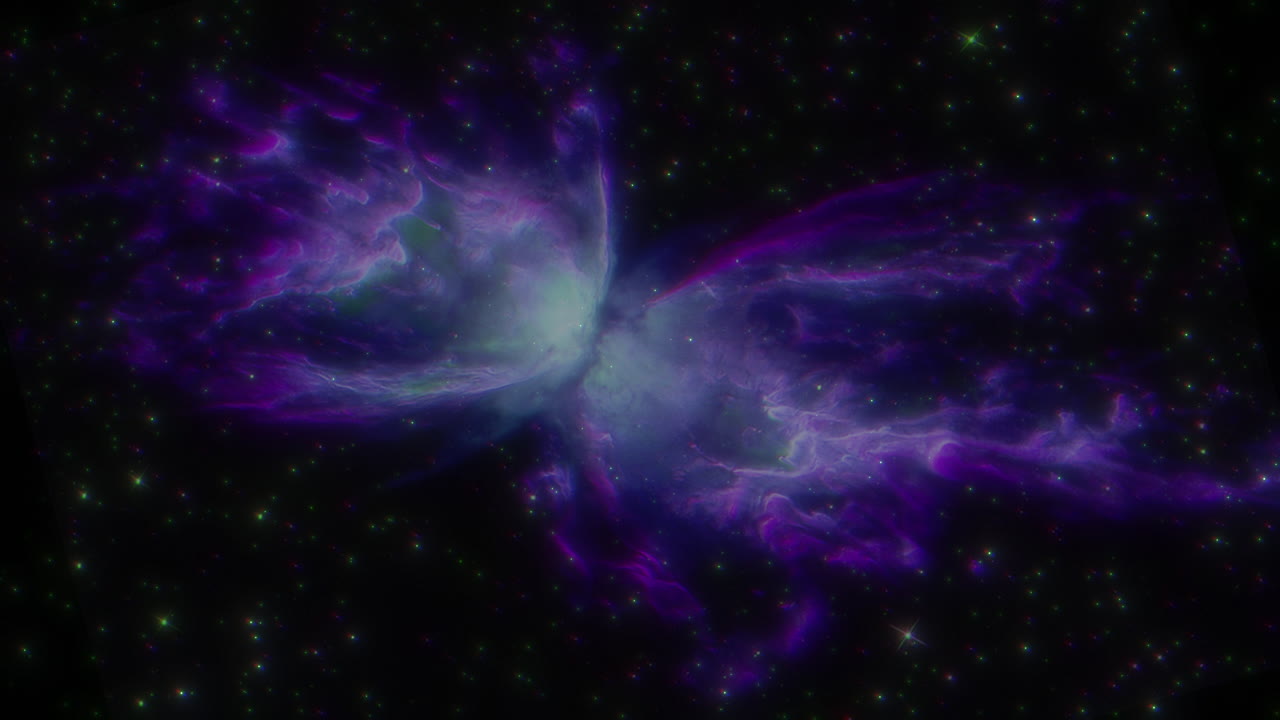 Premium stock video - Stunning cg animation of outer space