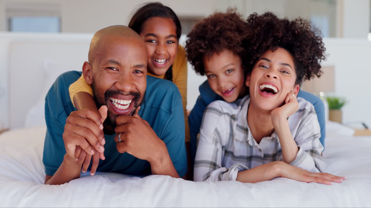 Face, Happy Family And Kids With Parents Free Stock Video Footage ...