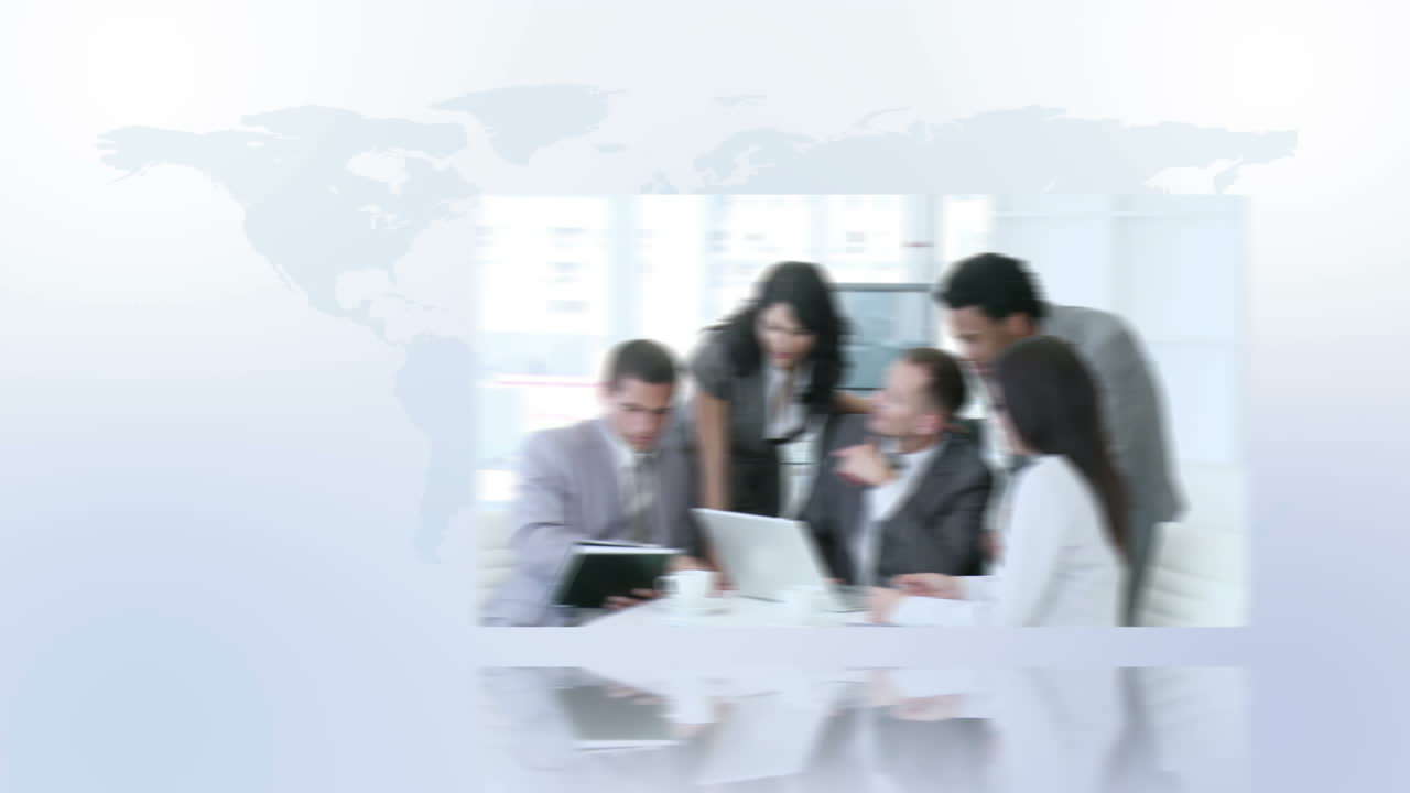 Premium stock video - Business montage of people at work