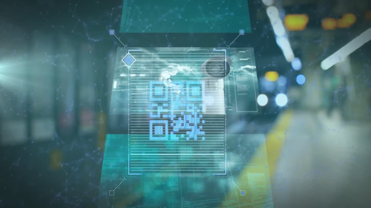 Premium stock video - Animation of multiple screens with data ...