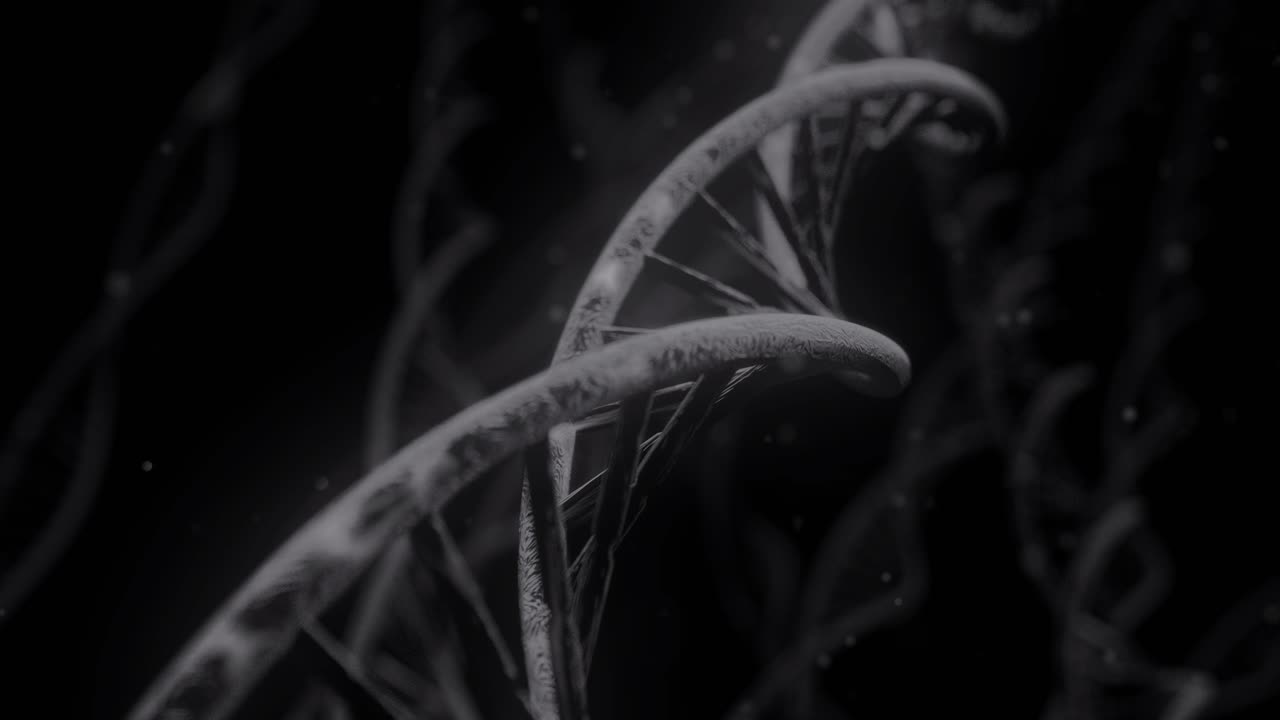 Premium stock video - Dna spinning rna double helix slow science ...