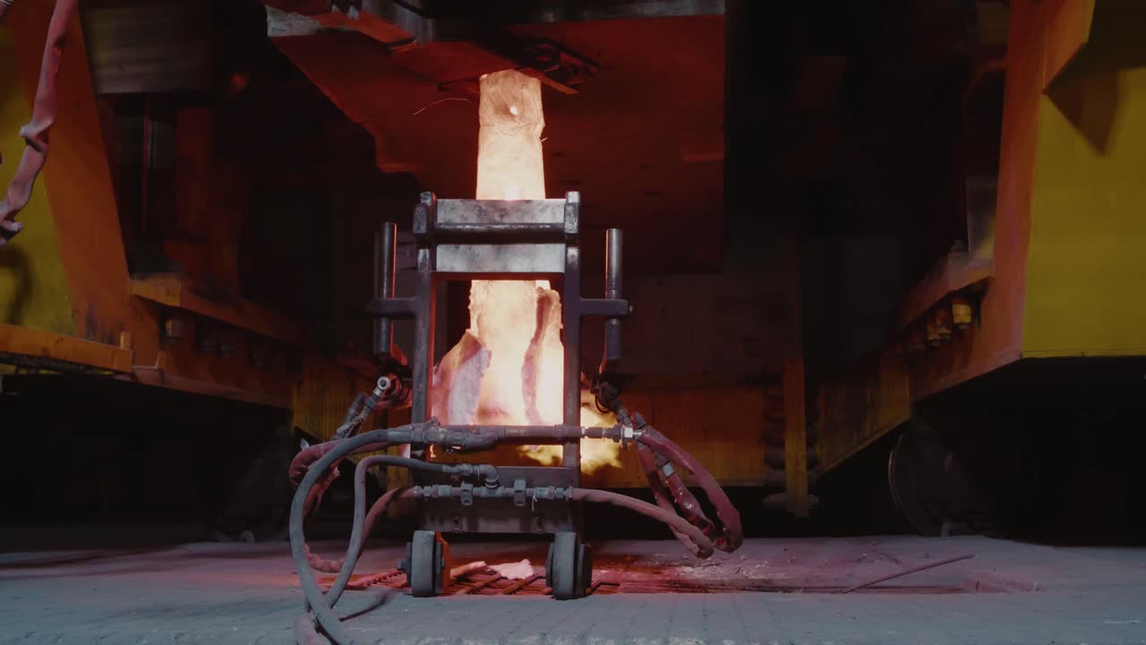 Inside A Steel Manufactory, Foundry Free Stock Video Footage Download Clips