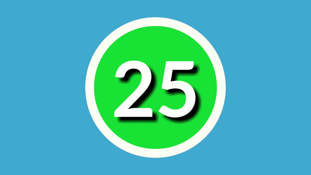 Descarga Gratis Vídeos De Stock De Número Veinticinco 25 Gráficos En ... Descarga Gratis Vídeos De Stock De Número Veinticinco 25 Gráficos En ...
