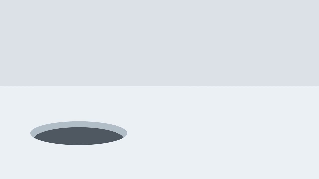 Business man fall into the hole. Risk concept. Loop illustration in ...