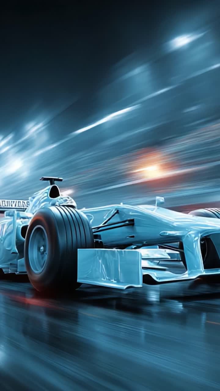 Dynamic Racing Experience: A High-Speed F1 Car Dashes Through The Track ...