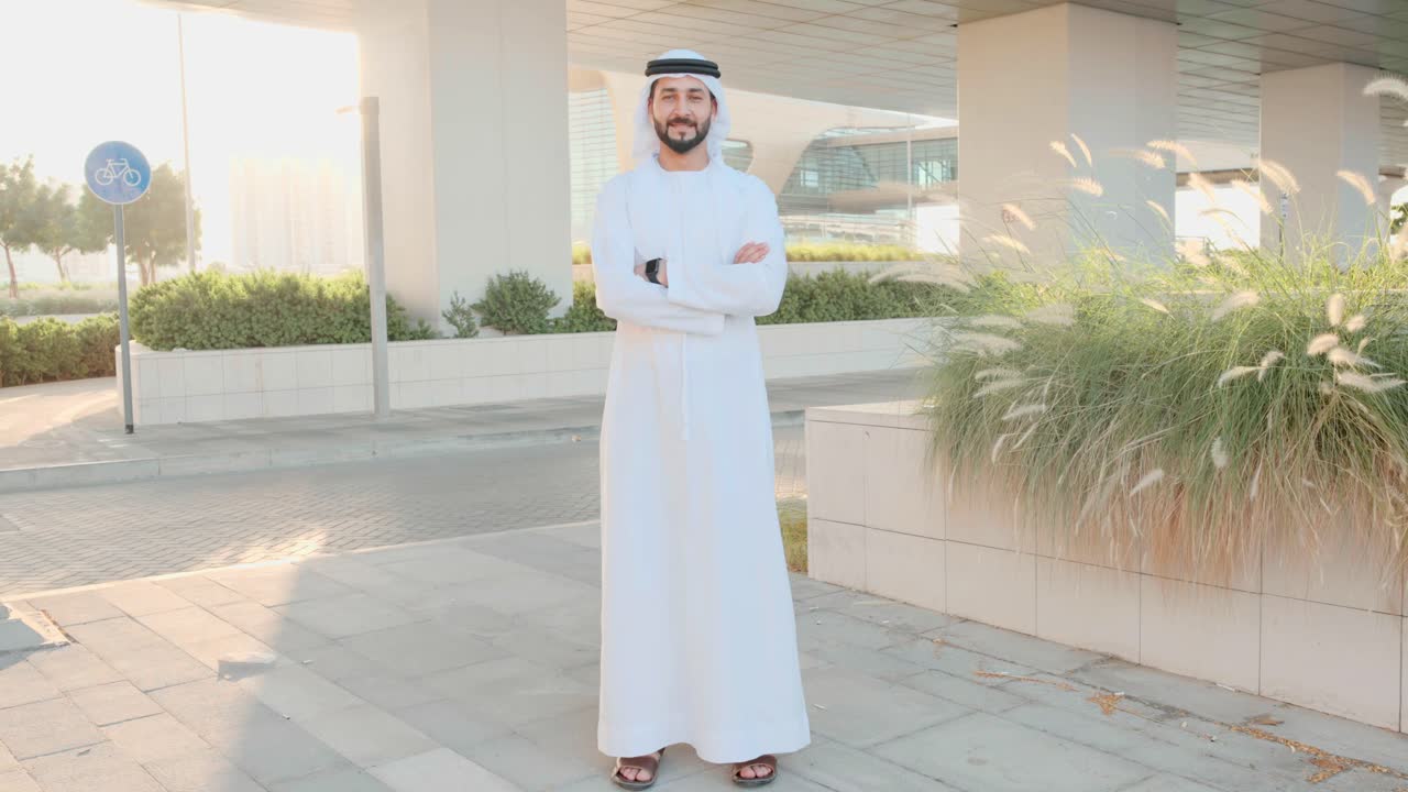 Full Body Of Arab Emirates Man Free Stock Video Footage Download Clips ...