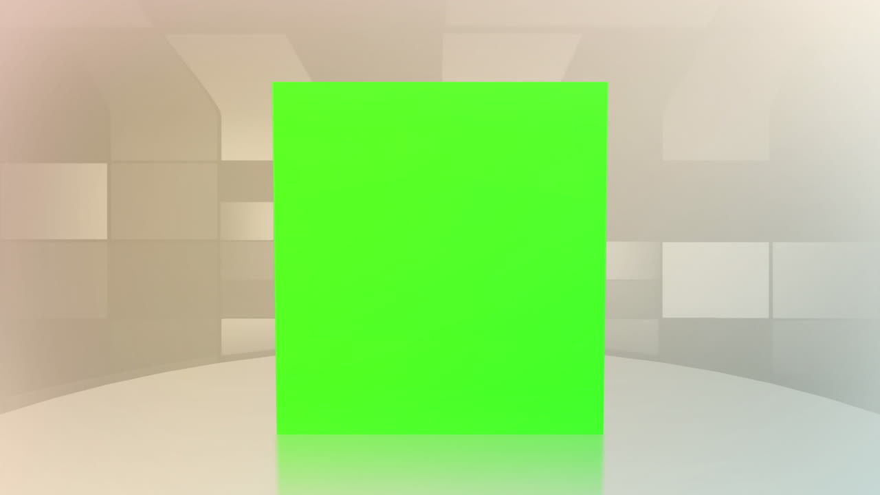 Animation of square with copy space over shapes on grey background ...