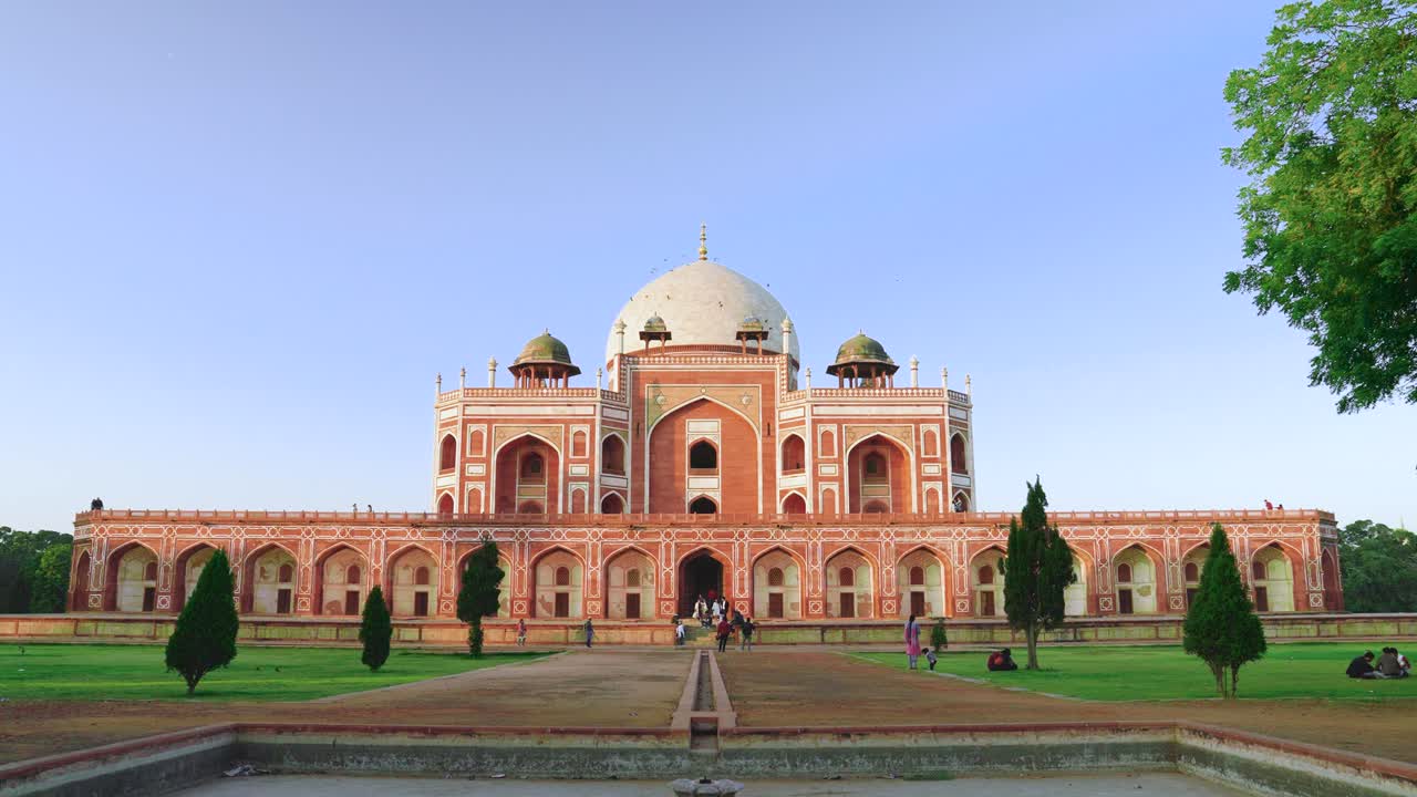 Premium stock video - Humayun tomb front view