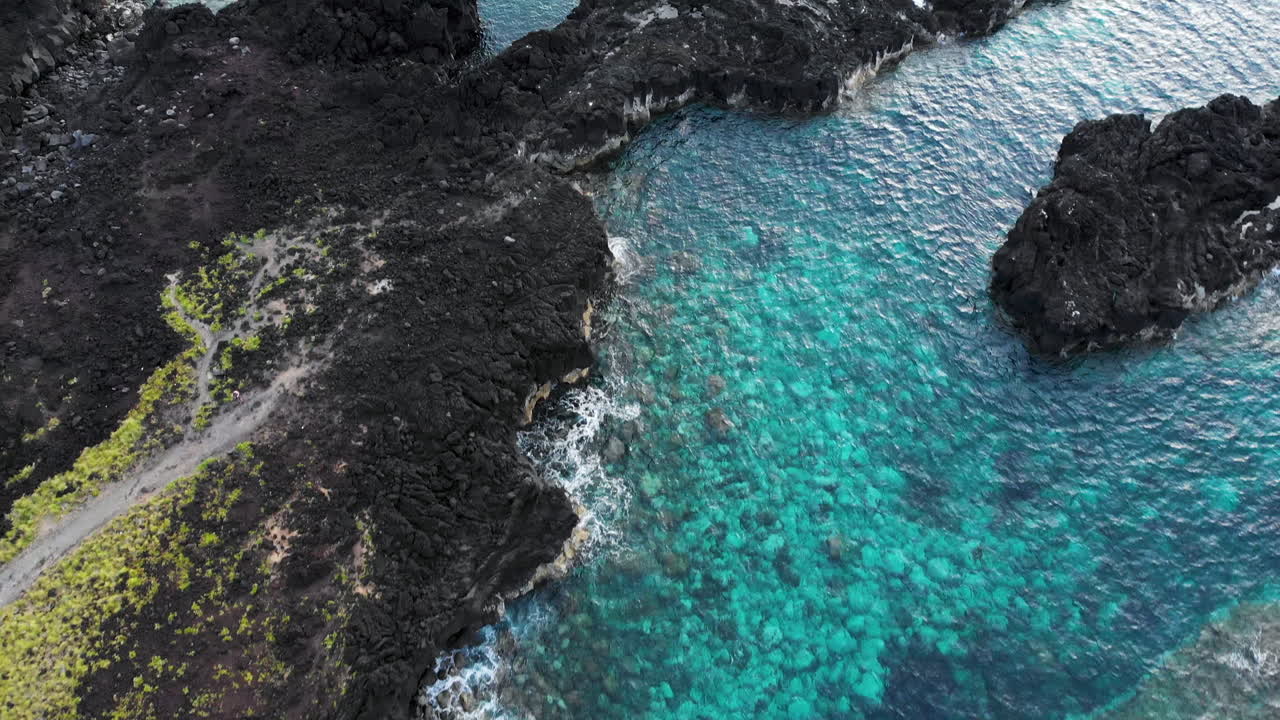 Stunning Shoreline Of Ponta Da Ferraria In The Azores With Turquoise ...