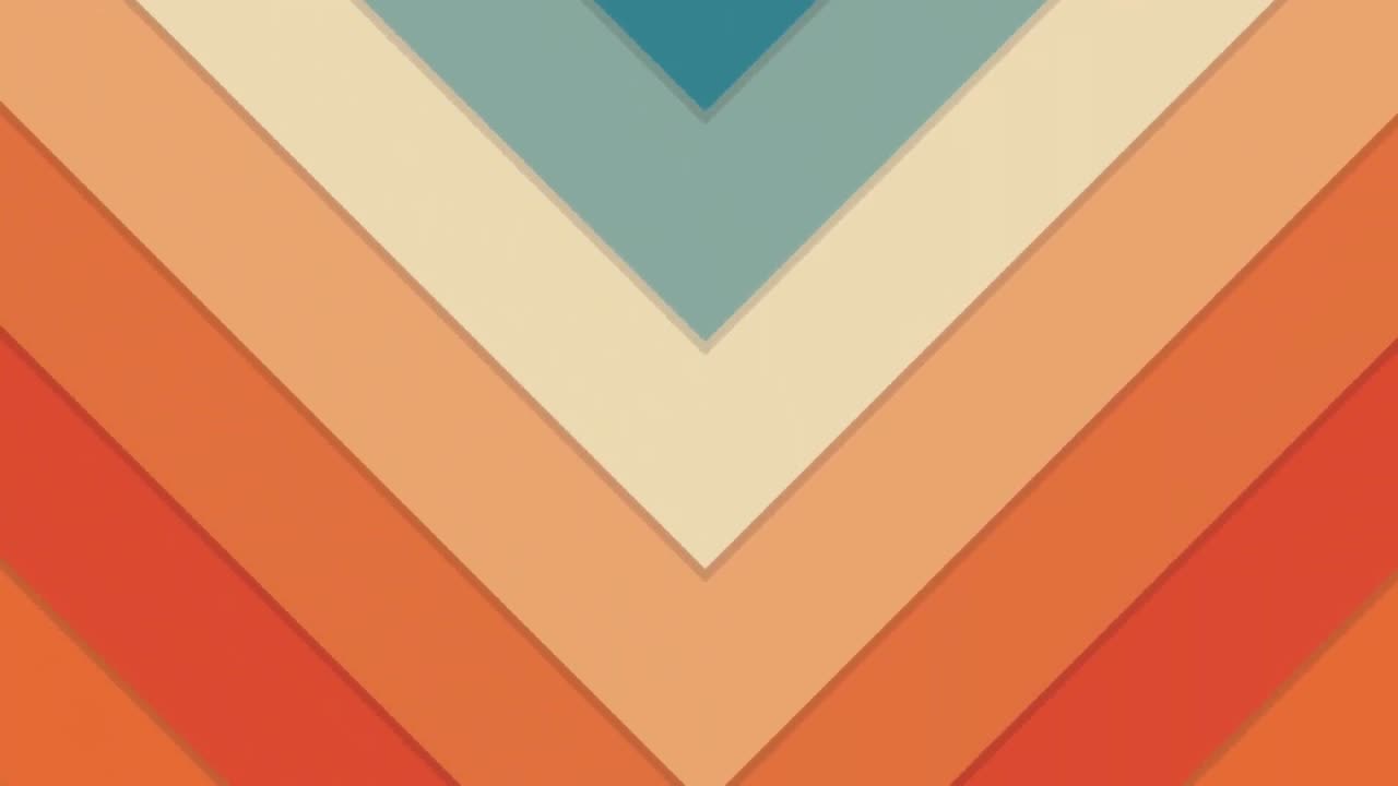 Premium stock video - Animation of colourful shapes moving downwards
