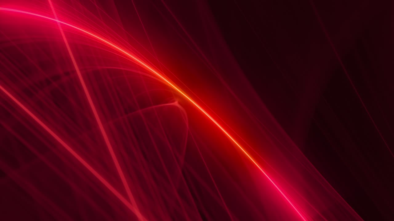 Premium stock video - Neon plasma energy waves loop - radioactive red ...
