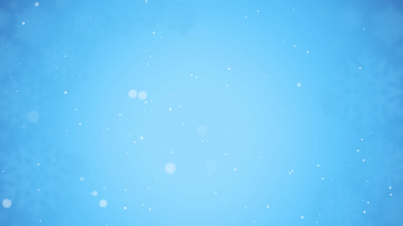 Premium stock video - Animation of specs moving over blue background