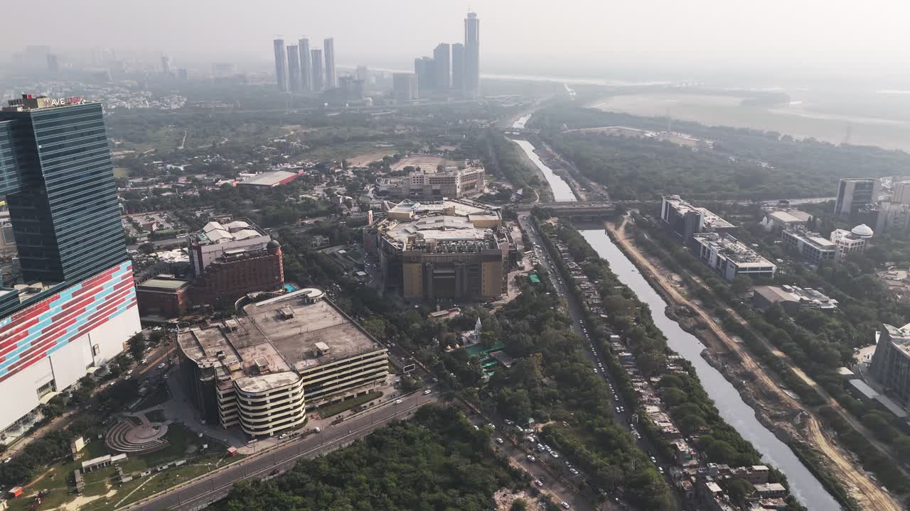 Soaring above Noida Supernova, this aerial captures iconic high-rises ...