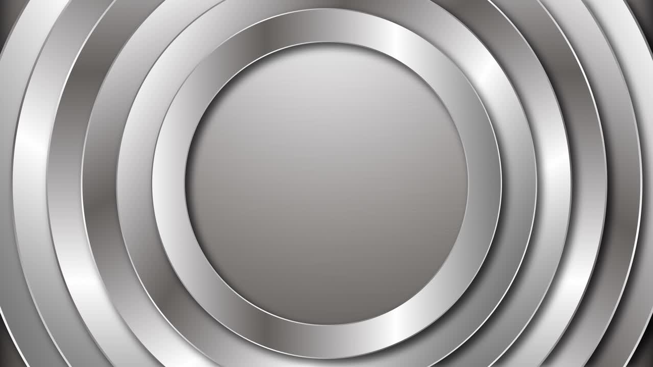 3d brushed metal circles background motion graphics seamless loop with ...