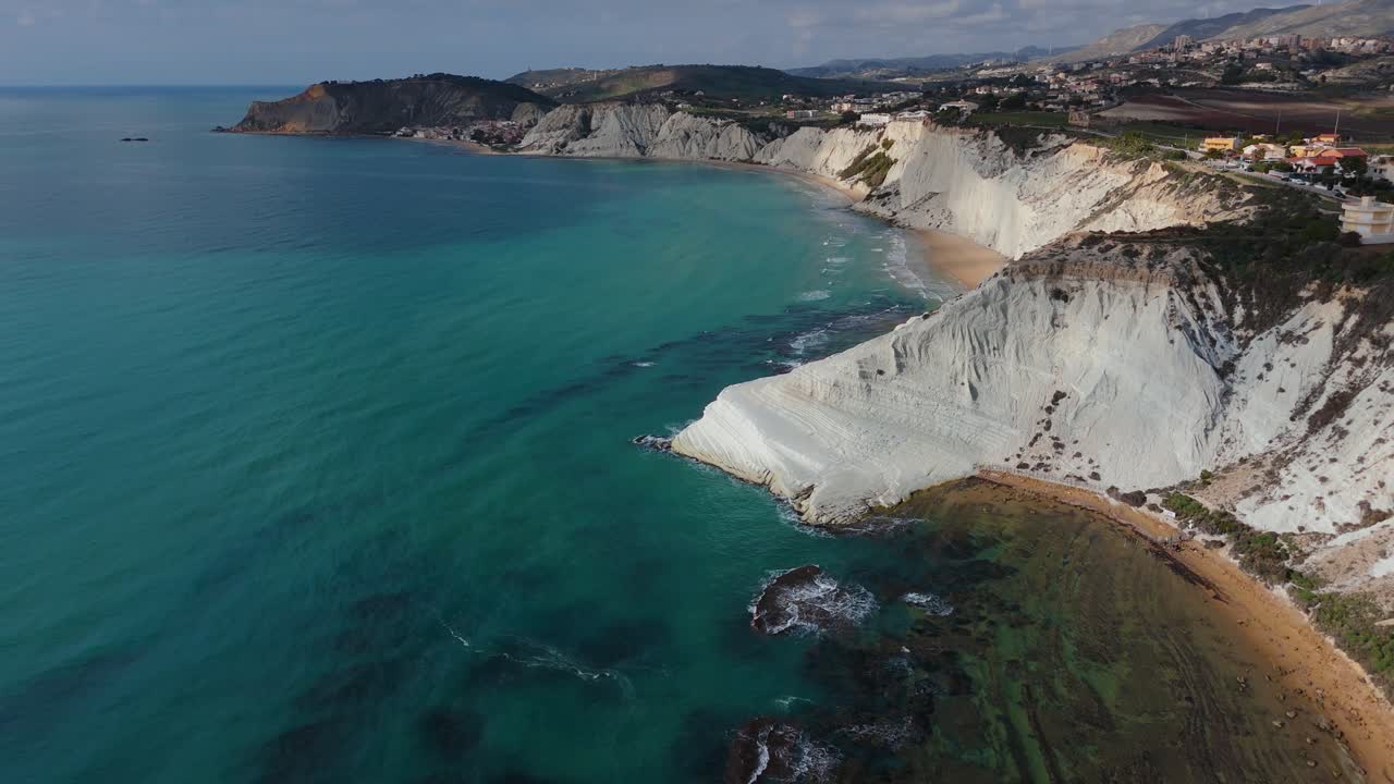 Premium stock video - Scala dei turchi, turkish steps in sicily