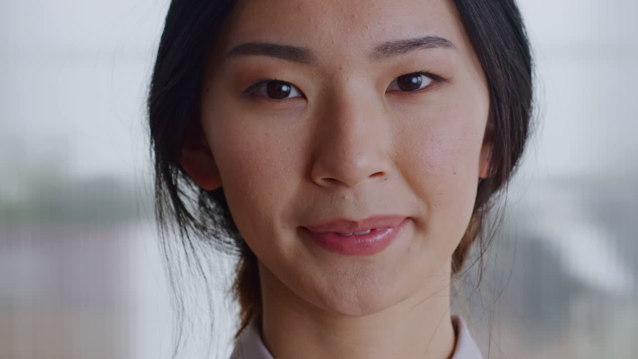 Japanese woman, laughing and face with bad teeth | Premium Stock Video ...