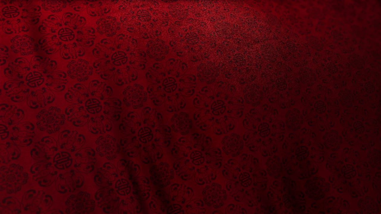 Traditional Chinese Double Happiness Pattern Cloth Loop | Premium Stock ...