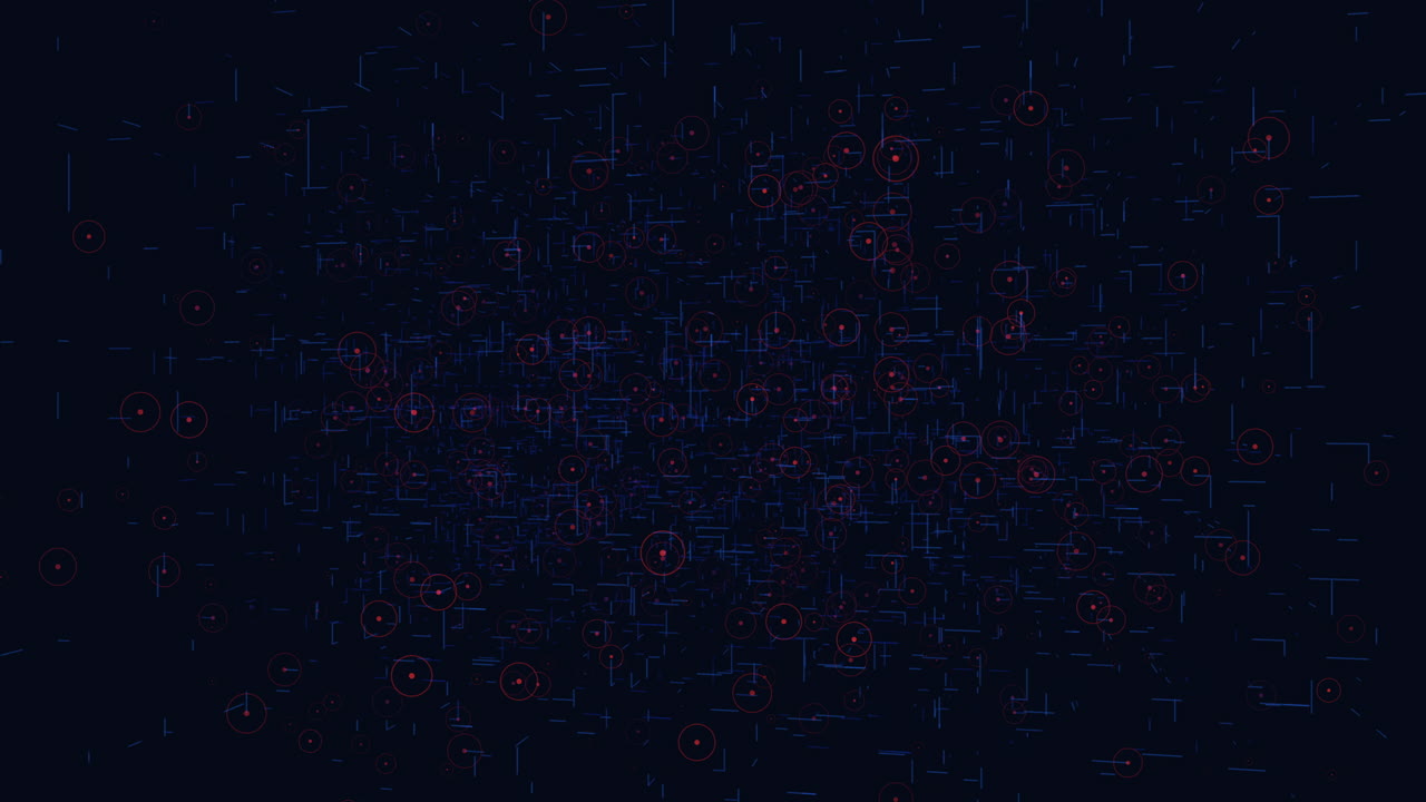 Premium Stock Video Interconnected 3d Network Intricate Pattern Of