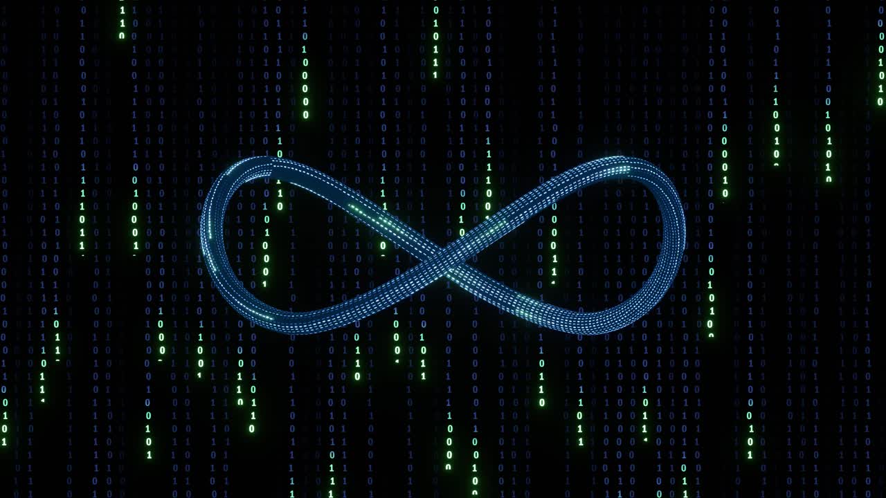 Premium stock video - Seamless loop of metaverse logo, immersive interactive virtual world with ...