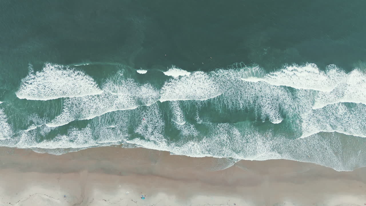 Premium stock video - A sensational zenithal image depicts waves ...