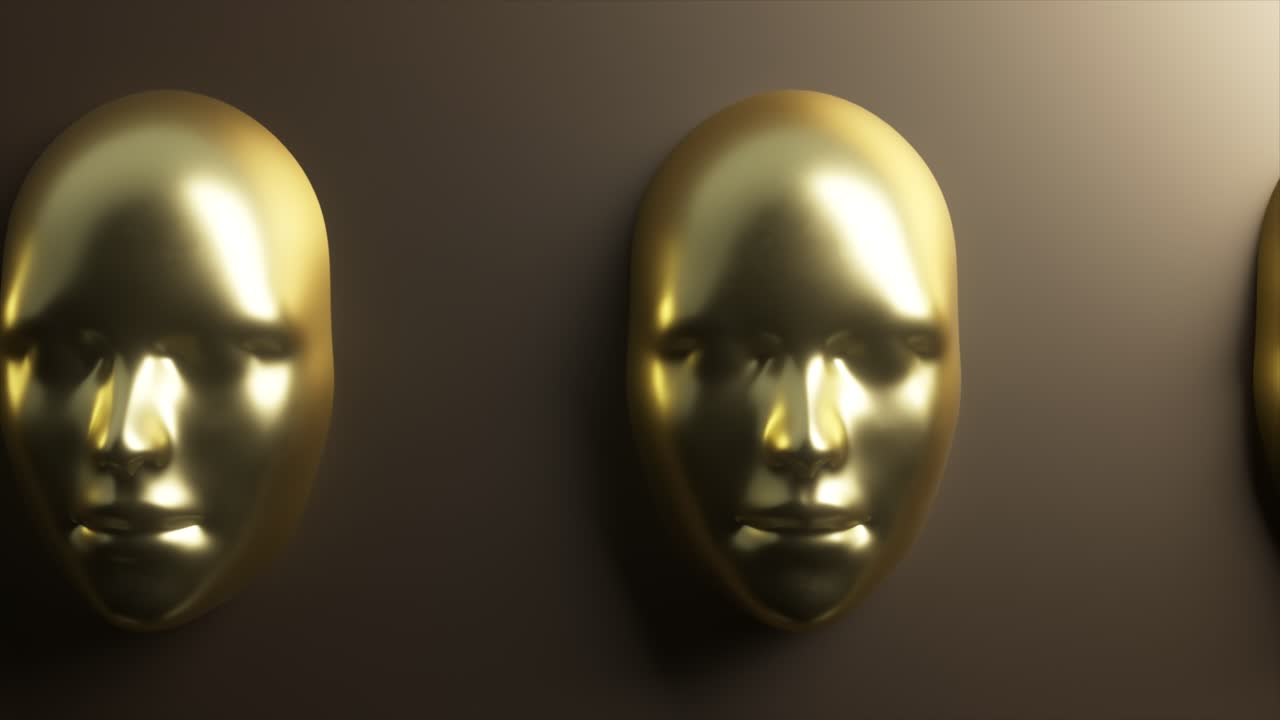 two golden masks | freepik