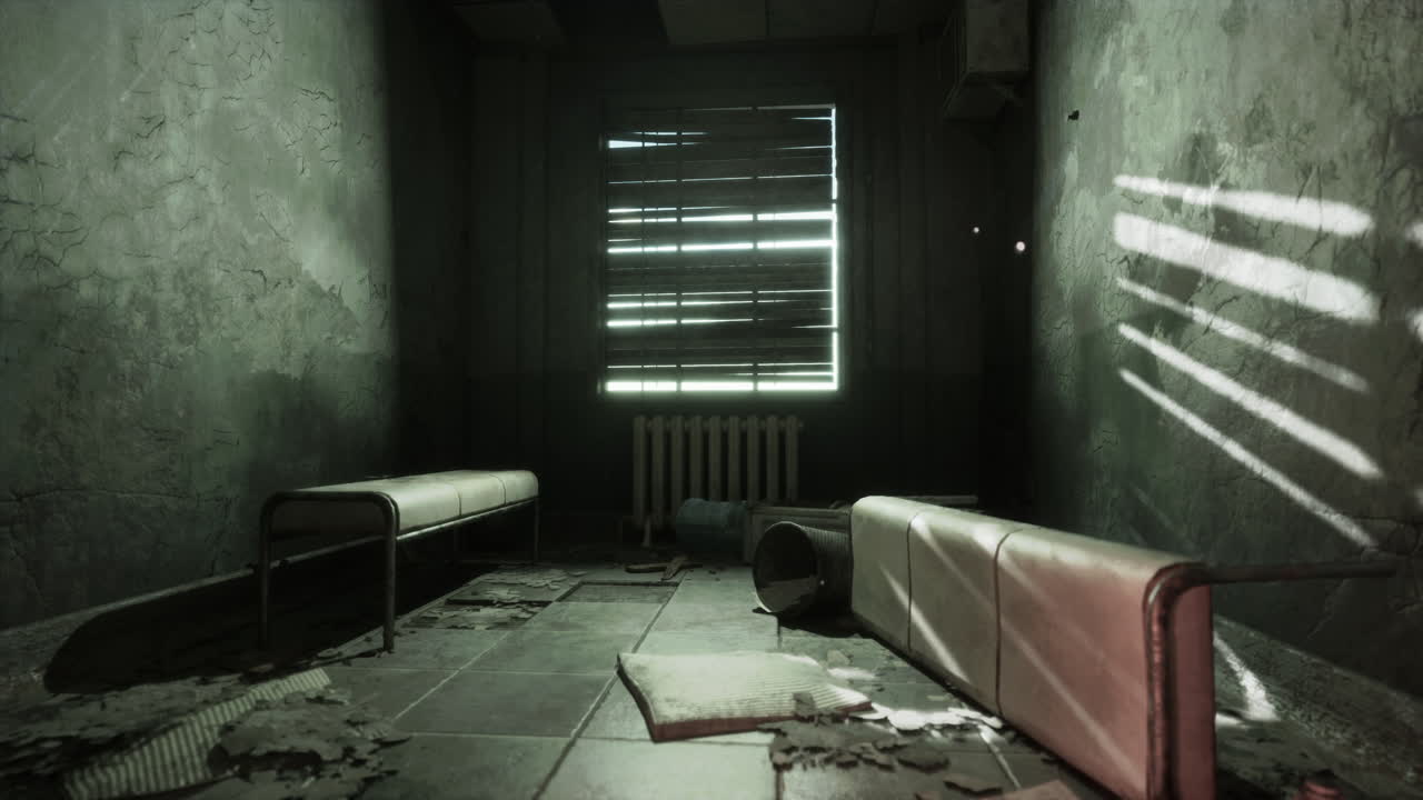 Abandoned and Decaying Room | Premium Stock Video Footage