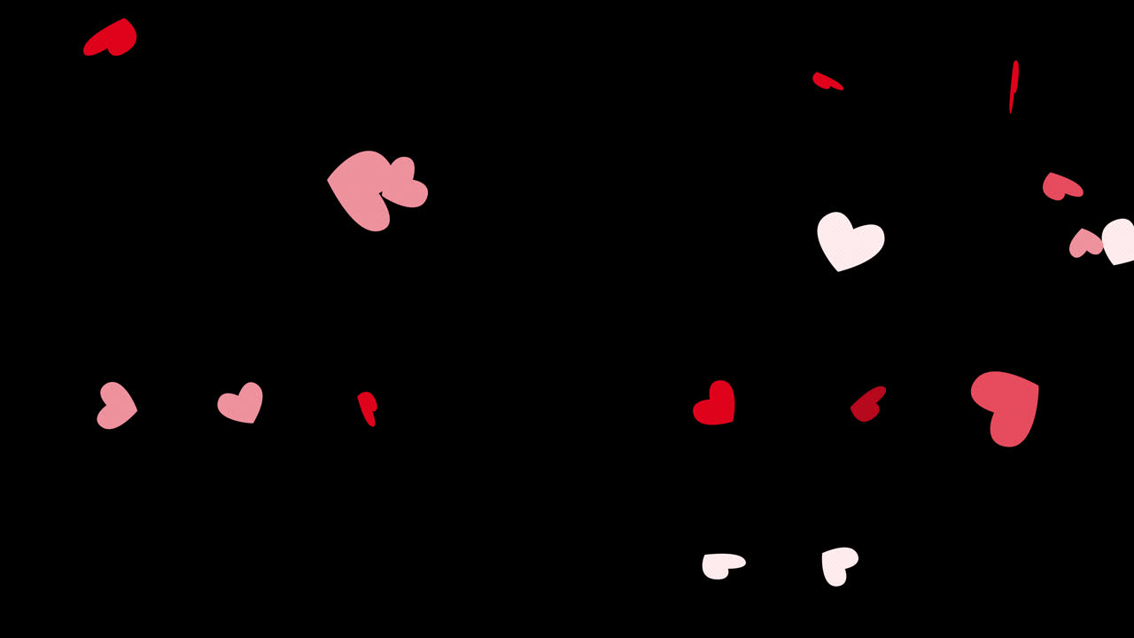 Premium stock video - Beautiful heart shape love animation loop ...