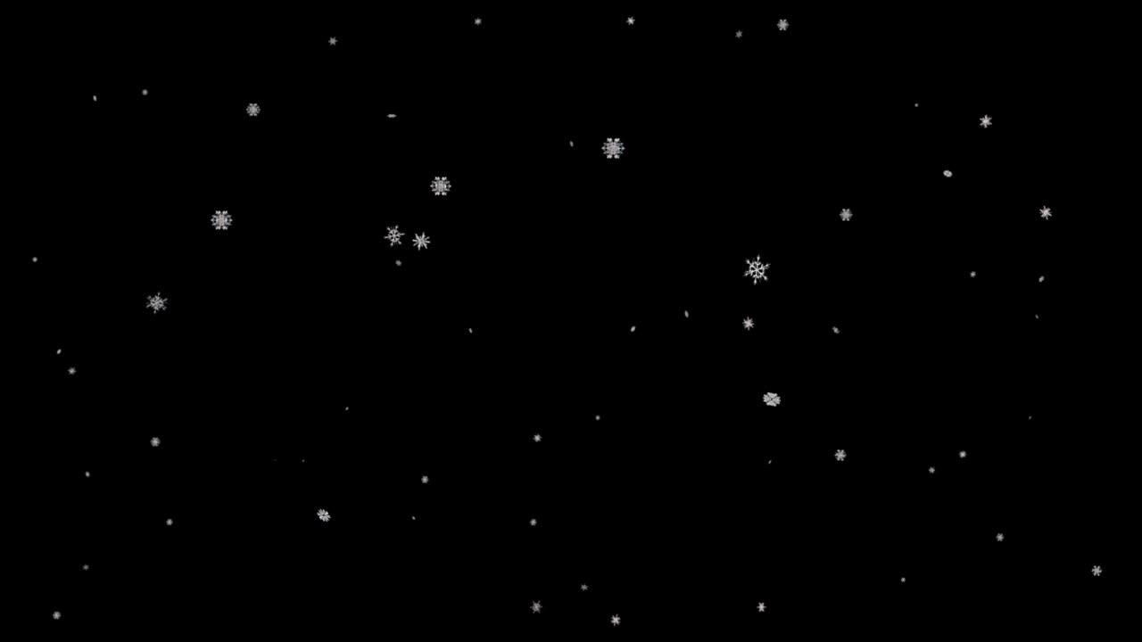 Background with falling snow particles. seamless loop Premium Stock ...