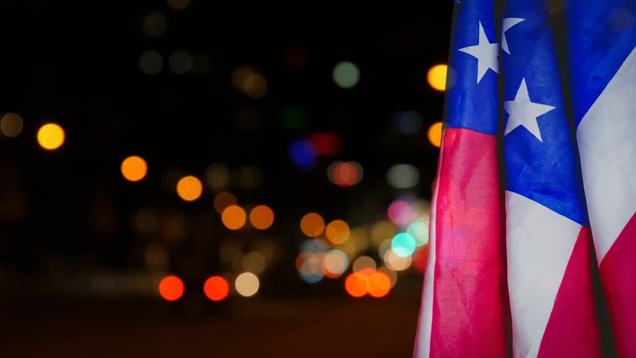 Premium stock video - American flag video