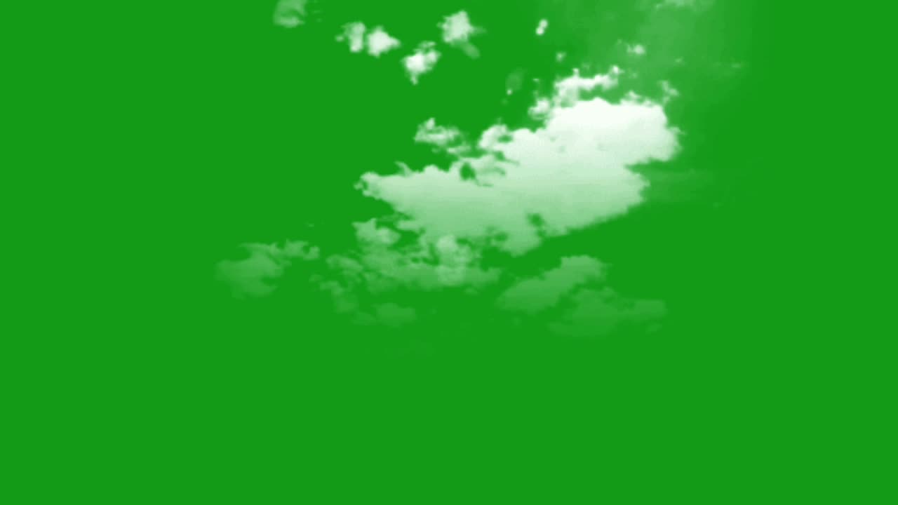 Moving clouds green screen motion graphics | Premium Stock Video Footage