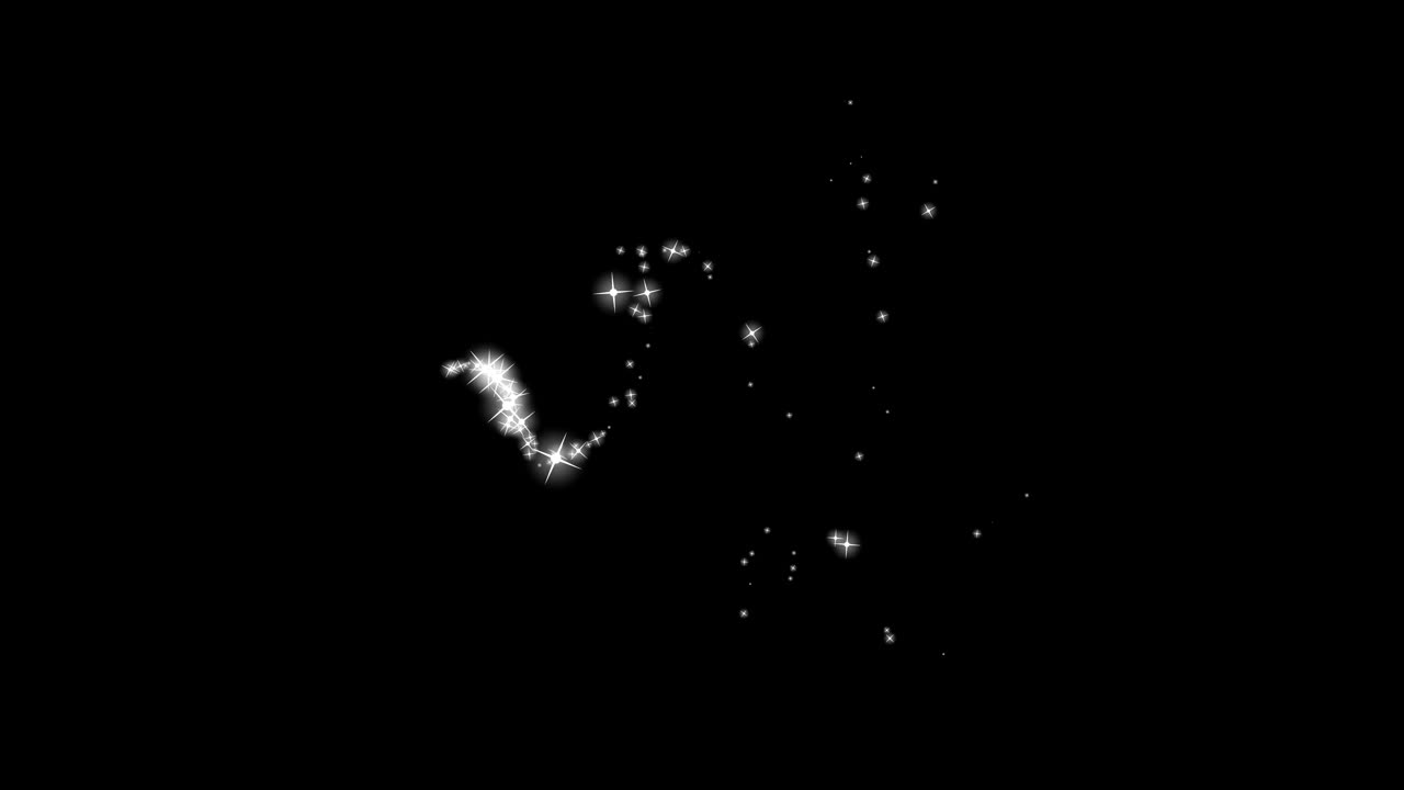 Premium stock video - Sparkling trail glittering particle effect magic ...