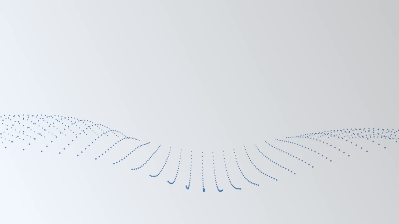 Dot Matrix Wave Form Oscillating Free Stock Video Footage Download Clips