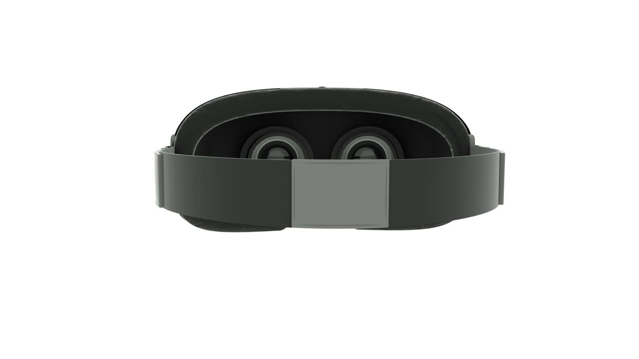 Loop rotation Virtual Reality Headset with Alpha Channel, 4K | Premium ...