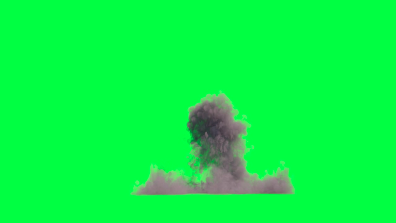 Explosion Green Screen Effect | Premium Stock Video Footage