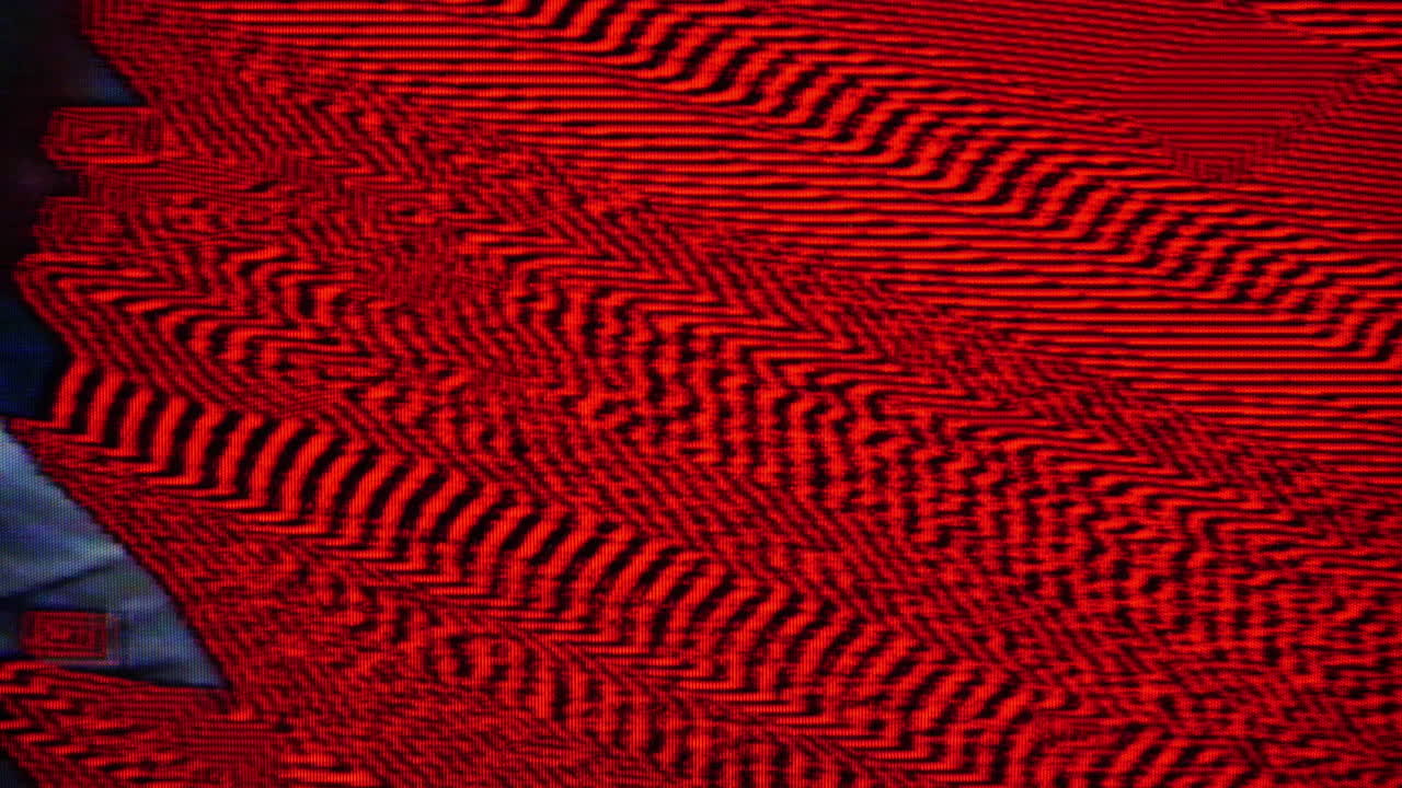 Generative Video Of Glitch Art, Abstract Patterns, Systematic ...