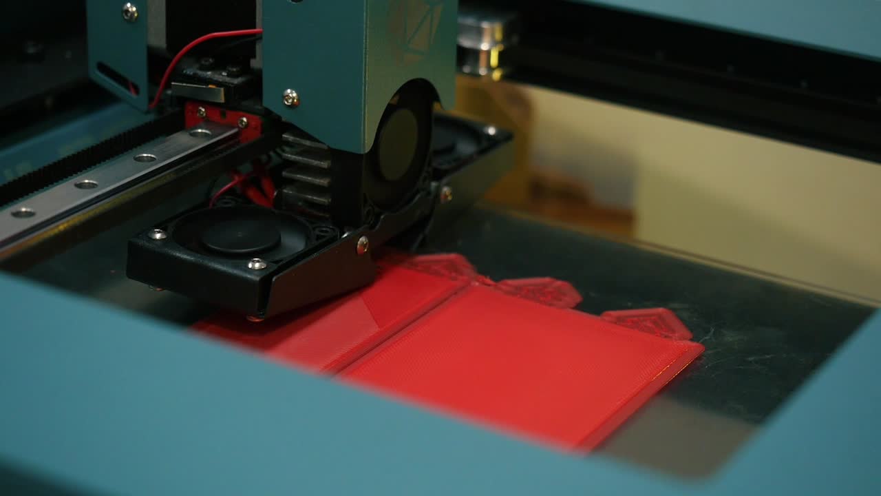 3D Printer in Action | Premium Stock Video Footage