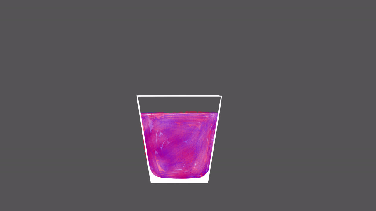 Cocktail Animated Sticker 06 | Premium Stock Video Footage