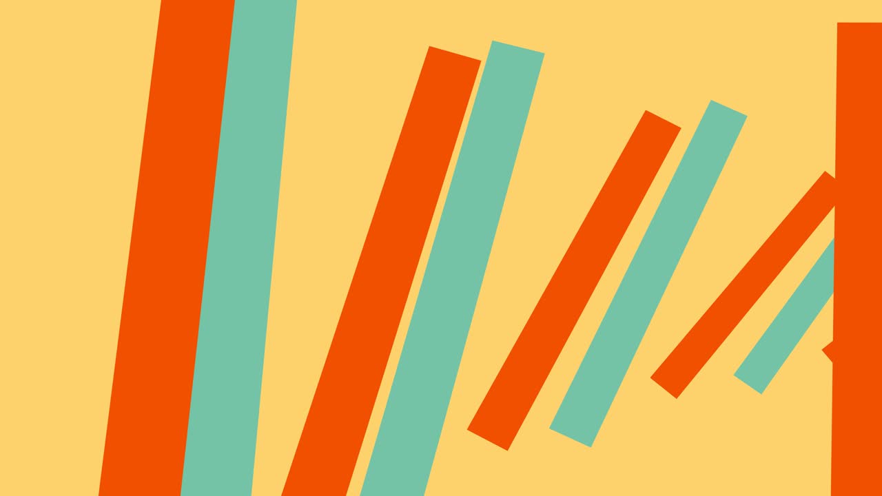 Premium stock video - 70s retro loopable animation background psychedelic rectangles patterns