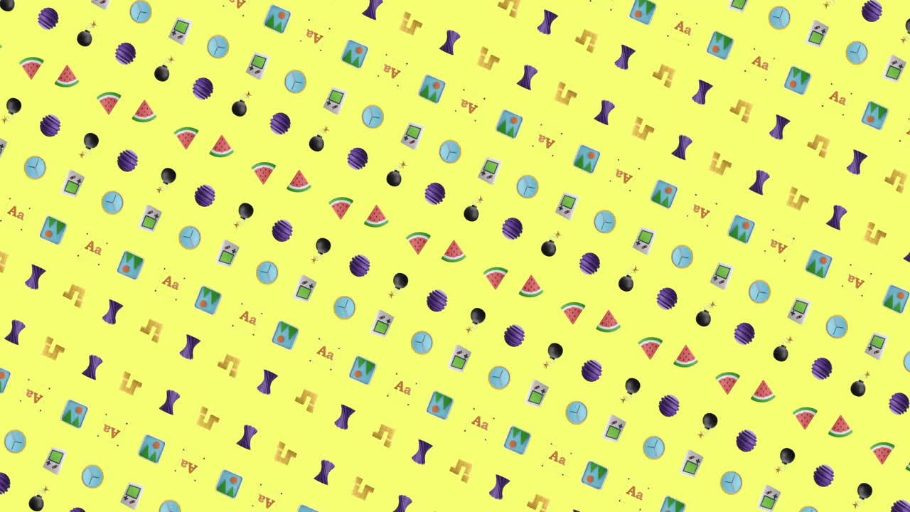 animation of pow text over retro vibrant pattern background | freepik