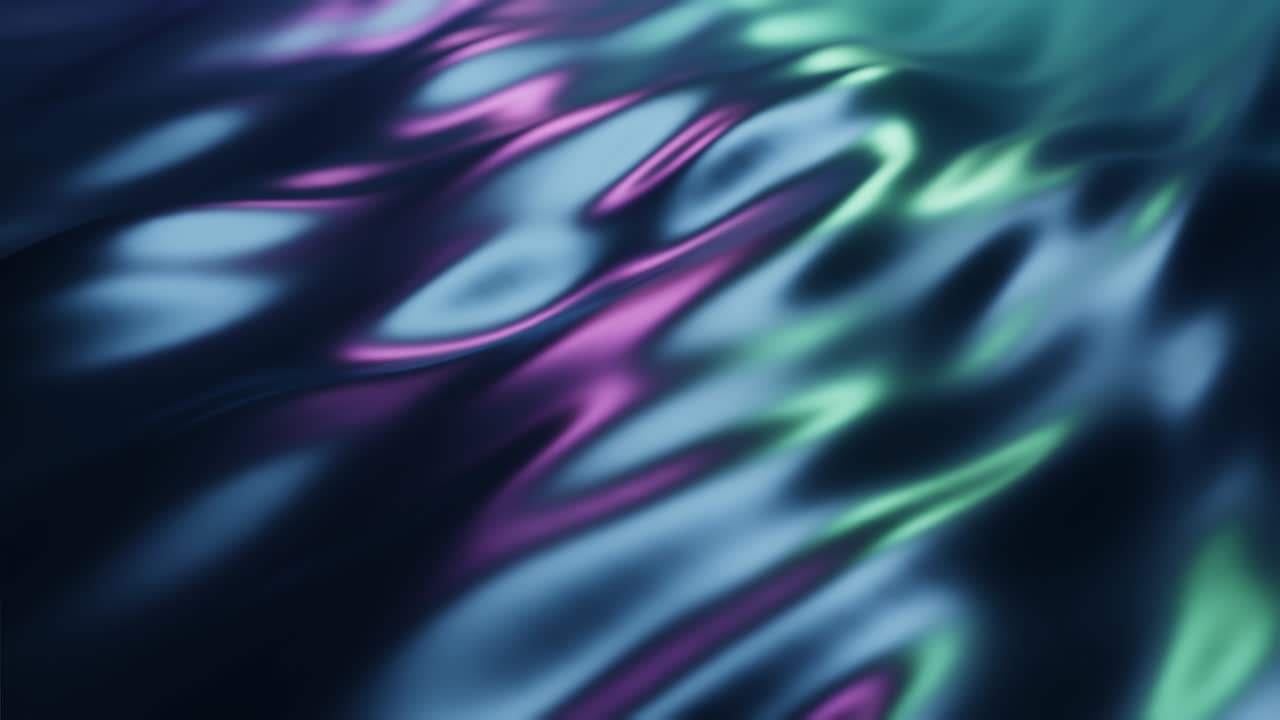 Premium stock video - Iridescent oil slick background backdrop