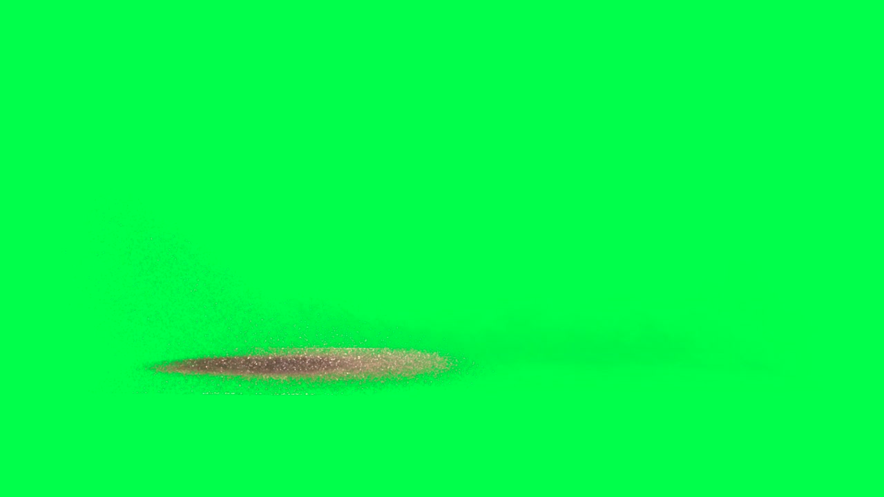 Dust Explosion Green Screen | Premium Stock Video Footage