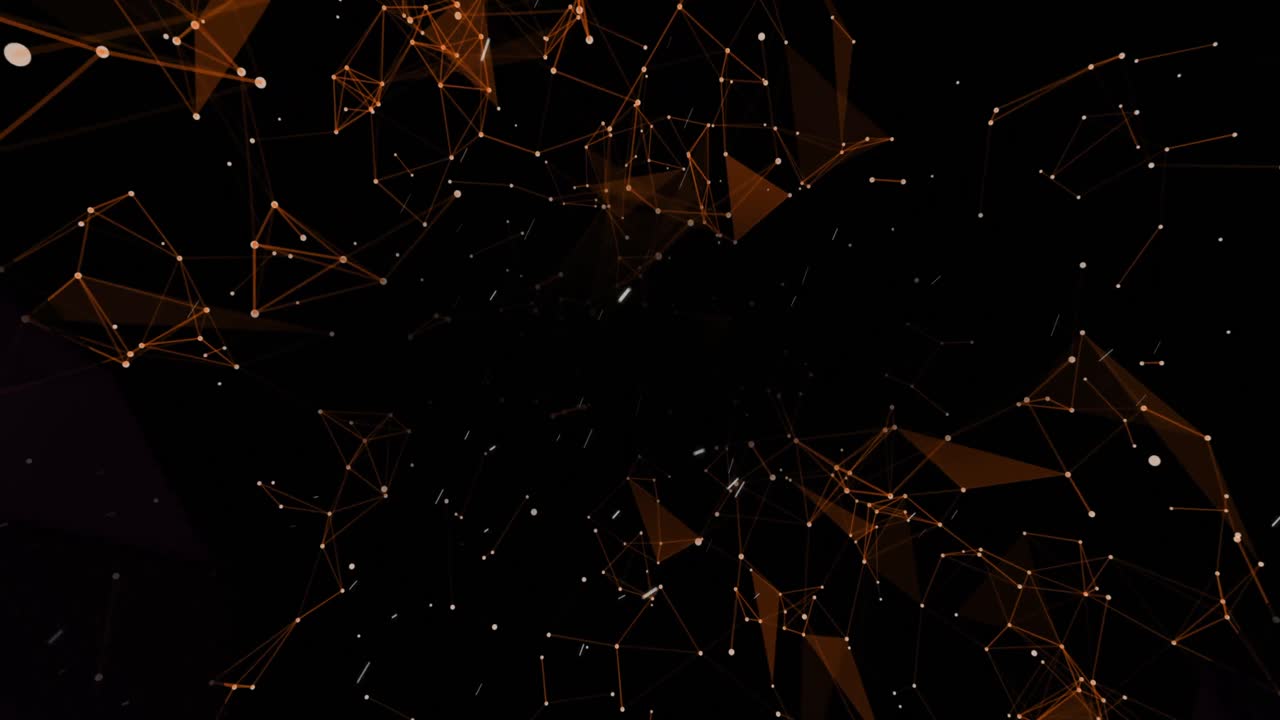 Polygon Tunnel Revealing Glowing Stars 4k Free Stock Video Footage ...