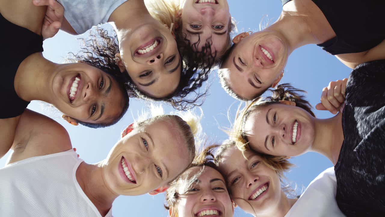 Premium stock video - We're not just a team, we're a family