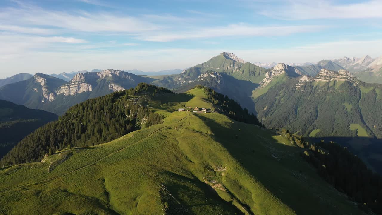 Premium stock video - Little village nestled in the french alps on top ...