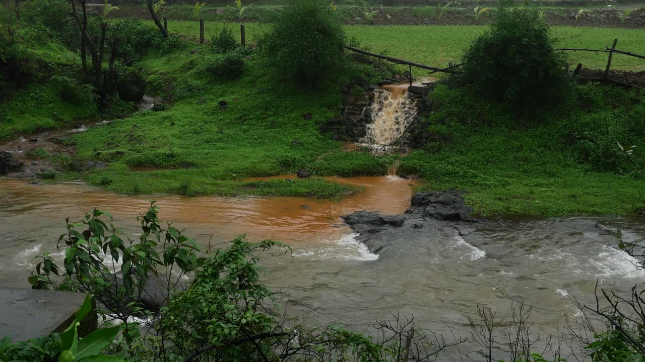 Premium stock video - Siltation and soil erosion in the farmland of ...