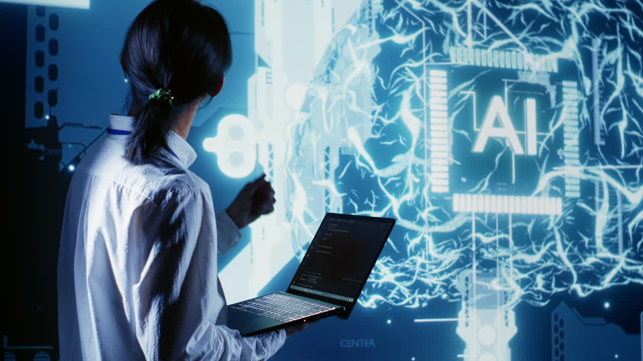 Admin Programming AI Neural Network Free Stock Video Footage Download Clips