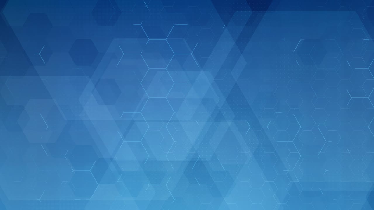 Abstract technology loopable background in shades of blue featuring ...
